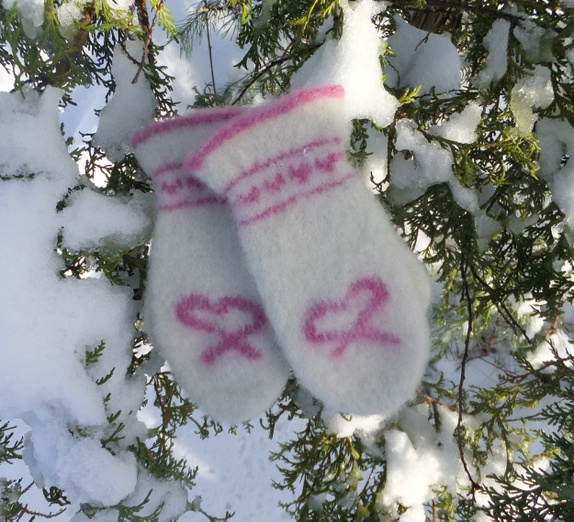 Tovede barnevotter - Epla