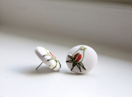 SALG! Broderi - Ørepynt (Medium) - Epla