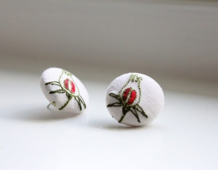 SALG! Broderi - Ørepynt (Medium) - Epla