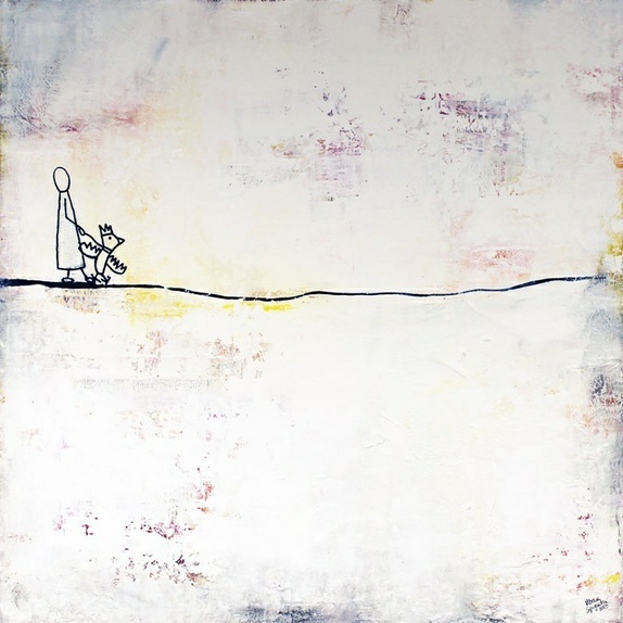 "Null stress" Maleri Original - Epla