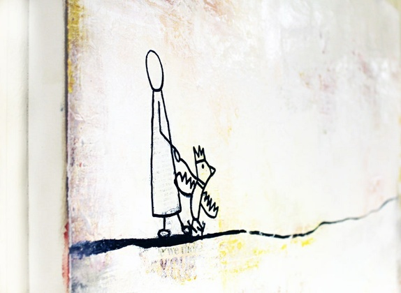 "Null stress" Maleri Original - Epla