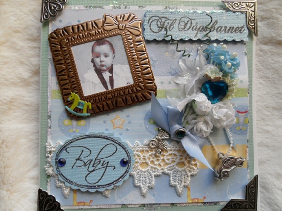 Dåpskort til gutt. - Epla