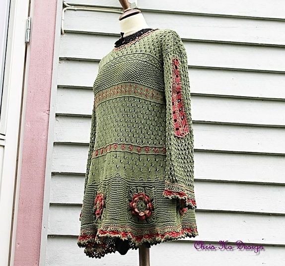 RESERVERT ANJA!Blomstergenser/tunika str. 38 - 44 - Epla