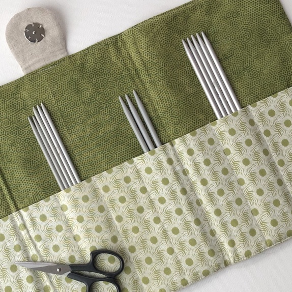 Strikkepinnemappe i lin - Epla