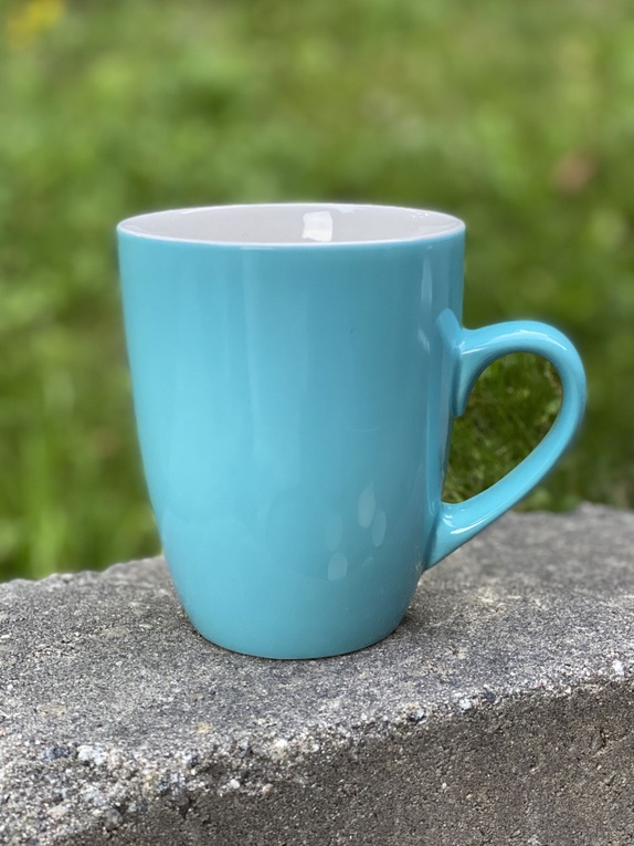 6 store, fargerike krus - Epla