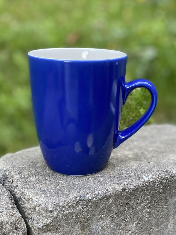 6 store, fargerike krus - Epla