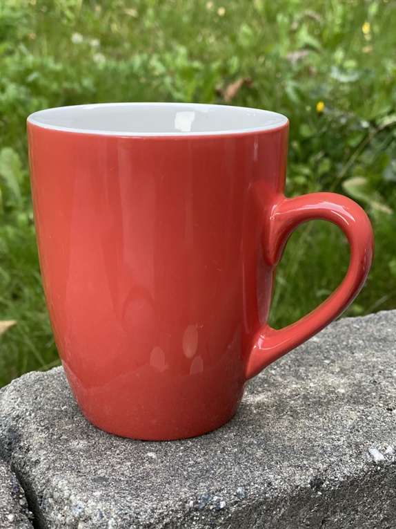 6 store, fargerike krus - Epla