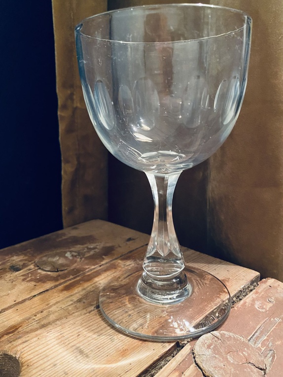 3 gamle rødvinsglass fra Hadeland glassverk - Epla