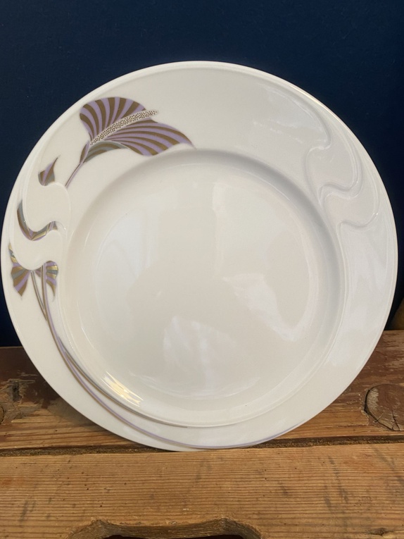 Rosenthal, 8 vintage asjetter Asimmetria Goldblume - Epla