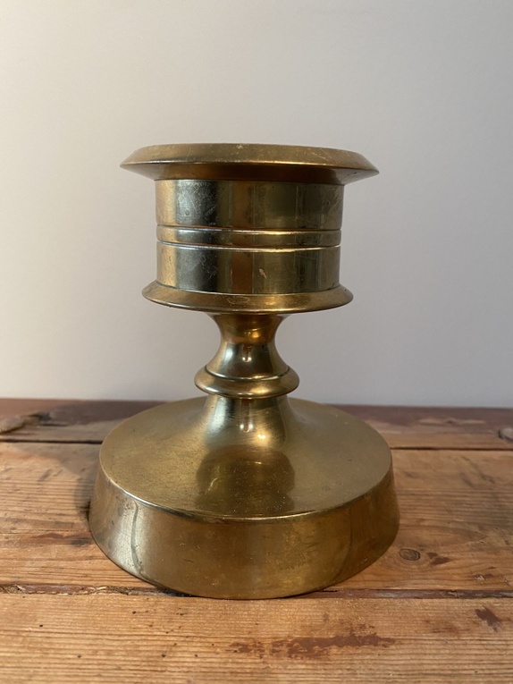 Messing lysestake, Nesjane brukskunst - Epla