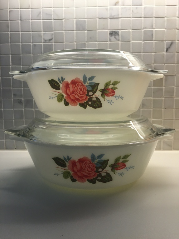 Vintage ildfast form med lokk - Epla