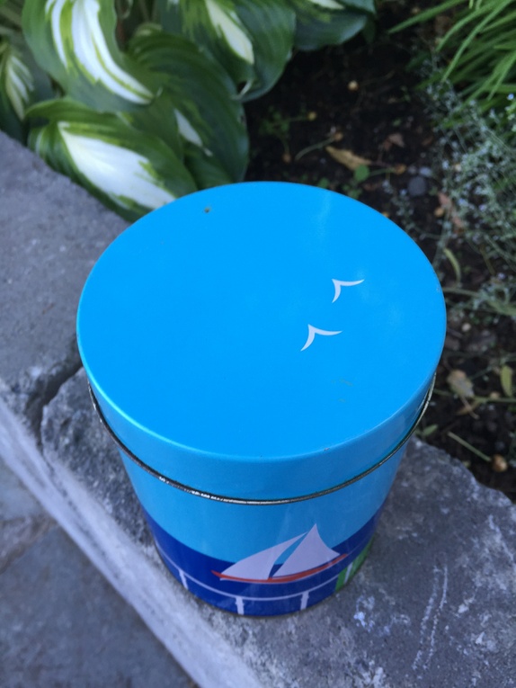 FØR KR 70,- Søt, liten vintage boks - Epla