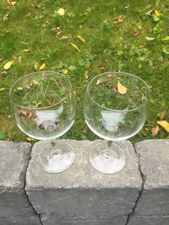 2 store vintage vinglass 75 cl - Epla
