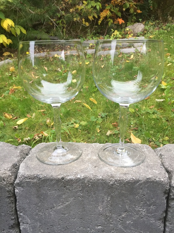2 store vintage vinglass 75 cl - Epla