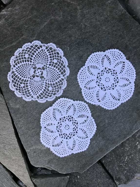 Lot med seks duker/brikker - Epla