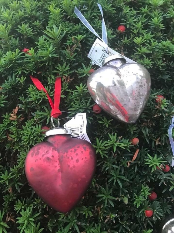 Flotte og dekorative hjerter til juletreet - Epla