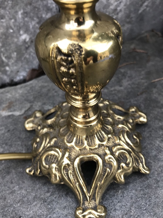 Flott messinglampe - Epla