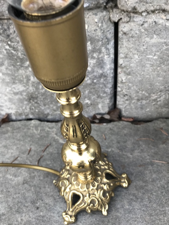 Flott messinglampe - Epla