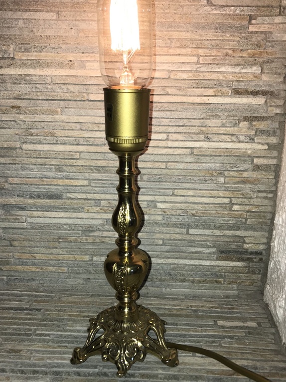 Flott messinglampe - Epla