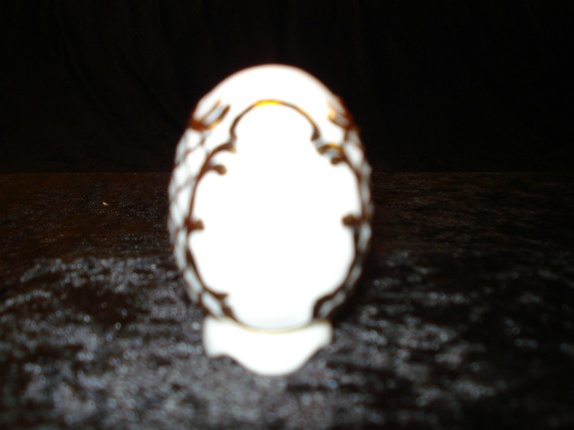 Håndmalt porselens pynte egg - Epla