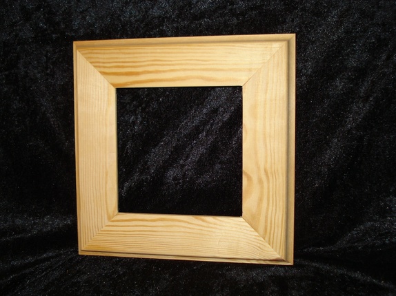 Håndlaget bilde /maleri ramme i tre - Epla