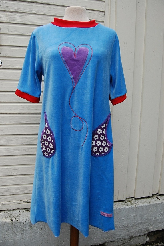 Himmelblå hjertekjole! - Epla