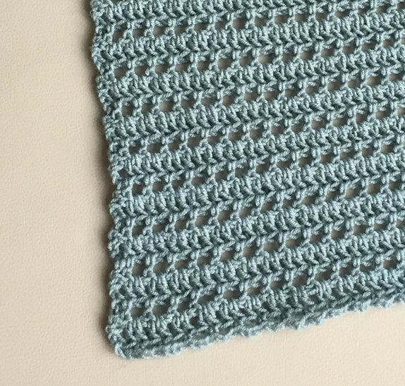 Heklet babyteppe - Epla