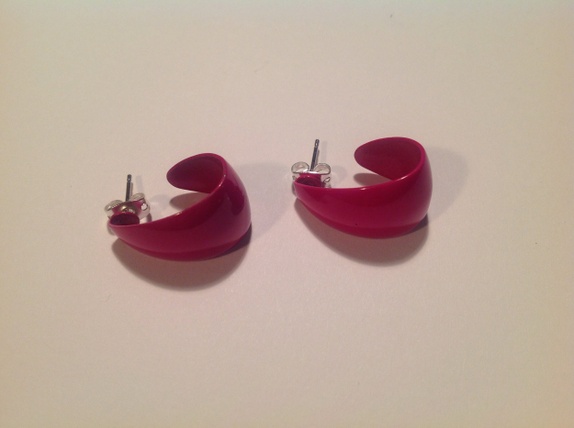 Vintage rosa studs fra 80-tallet - Epla