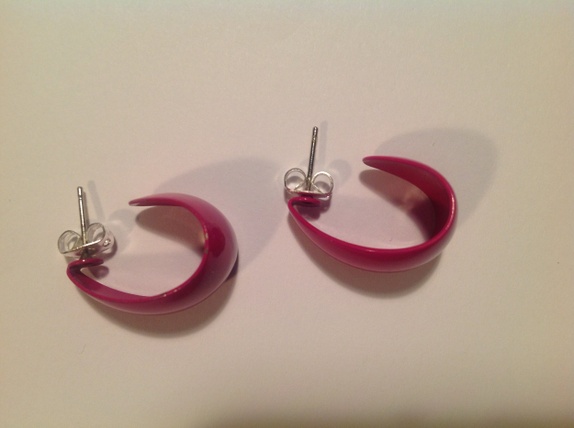 Vintage rosa studs fra 80-tallet - Epla