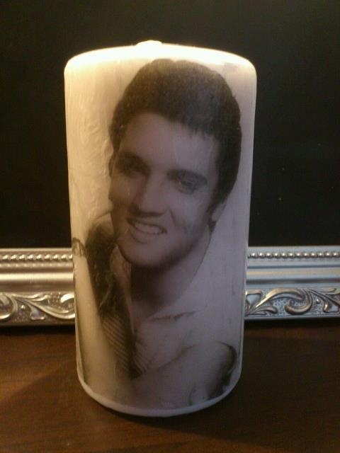 kubbelys med Elvis foto motiv - Epla