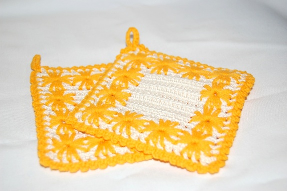 Heklede grytekluter - Epla