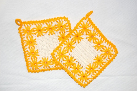 Heklede grytekluter - Epla