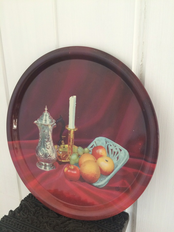 "Dekadent" metall serveringsbrett - Epla