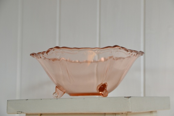 "SarteRosa" skål i pressglass - Epla