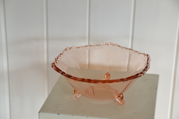"SarteRosa" skål i pressglass - Epla