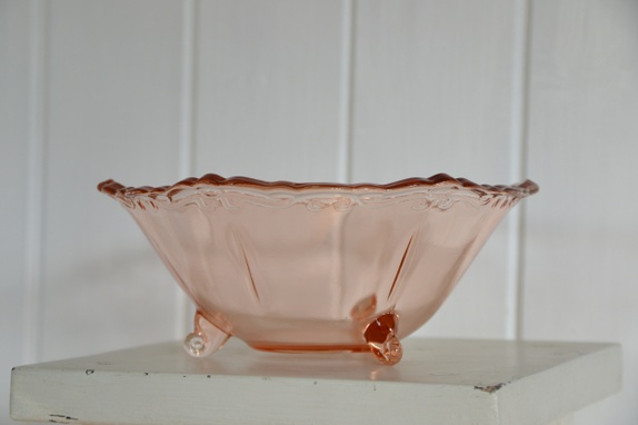 "SarteRosa" skål i pressglass - Epla