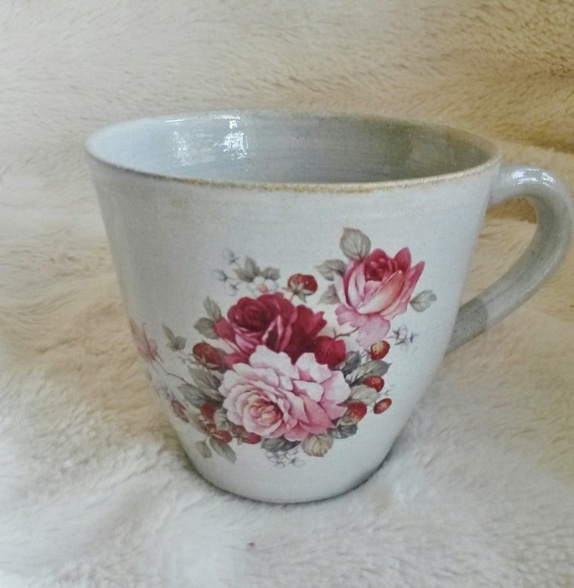 Kopp med roser - Epla