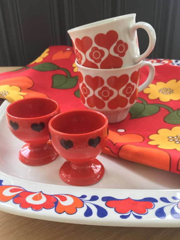 Retro kaffekopper Bavaria. - Epla