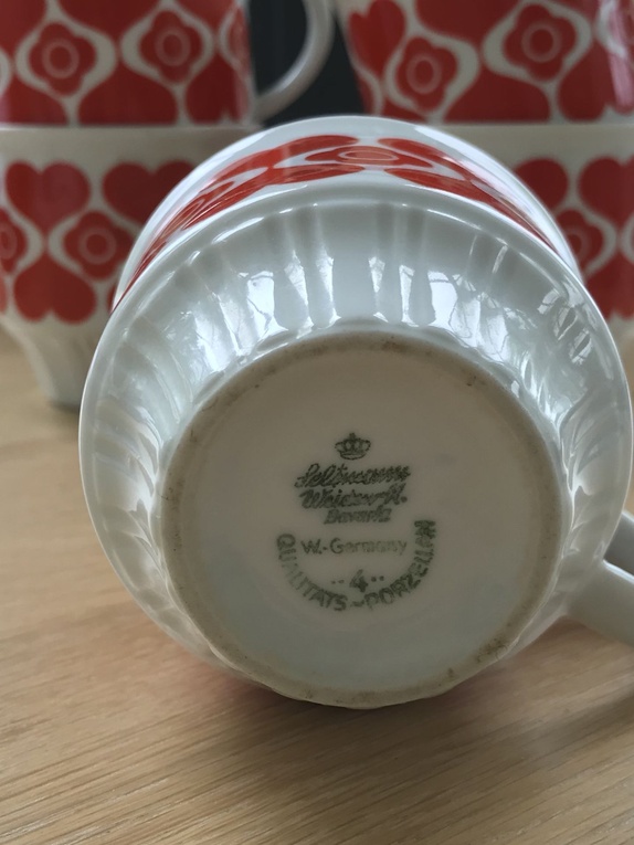 Retro kaffekopper Bavaria. - Epla