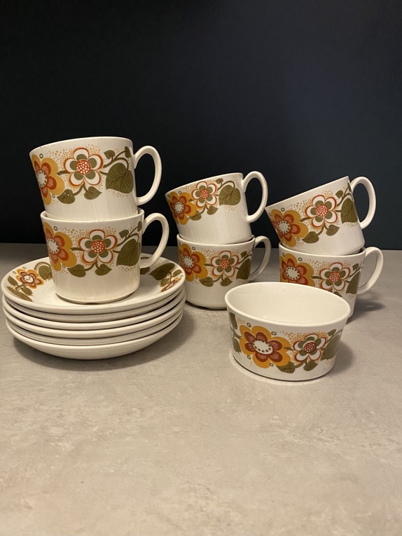 Figgjo Flint kopp m/skål - Epla