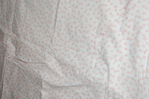 Rosa blomstrete stoff - Epla