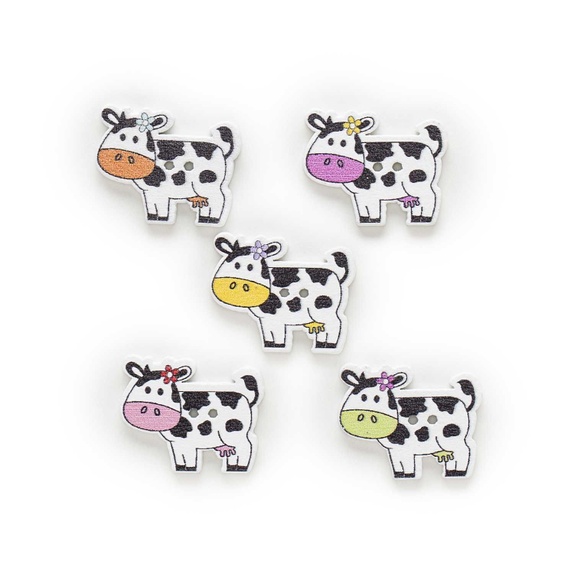 Knapper,10 stk,mix blandet - Epla