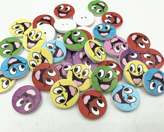 Knapper,mix blandet,10 stk - Epla