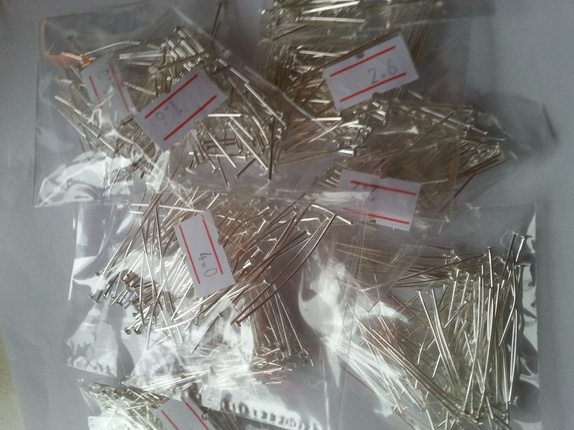 Sølvfarget headpins,900 stk - Epla