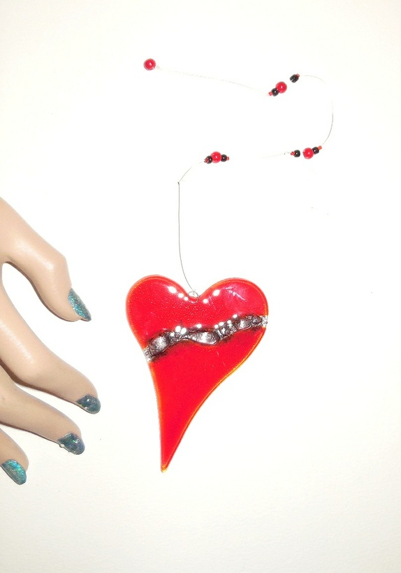 Hjerte i glass - Epla