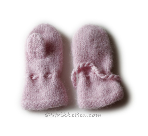 Tova barnevotter Pink - Epla