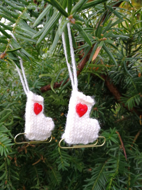 Julepynt skøyter - Epla