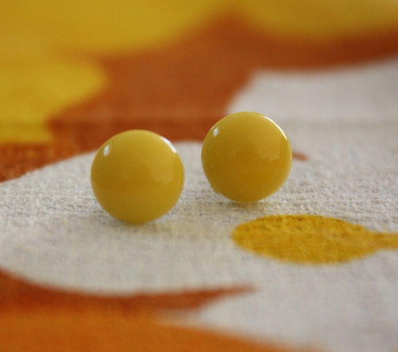 Øredobber "gule bomber" - Epla