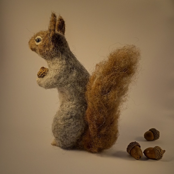 Nålefiltet ekorn - Epla