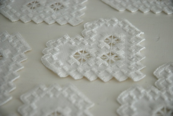 Hvitt hjerte, lite - Epla